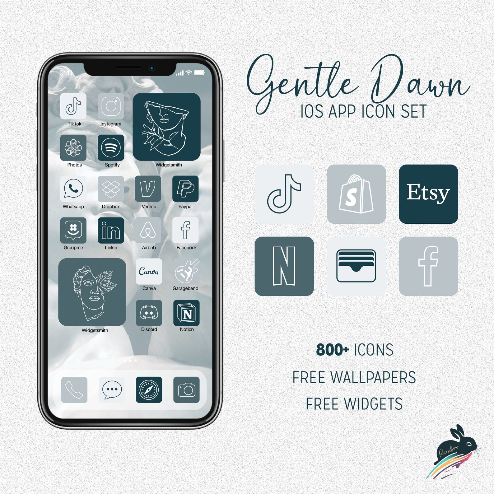 Gentle Dawn iPhone Icon Set, 800 + Icons With Free Wallpapers and ...