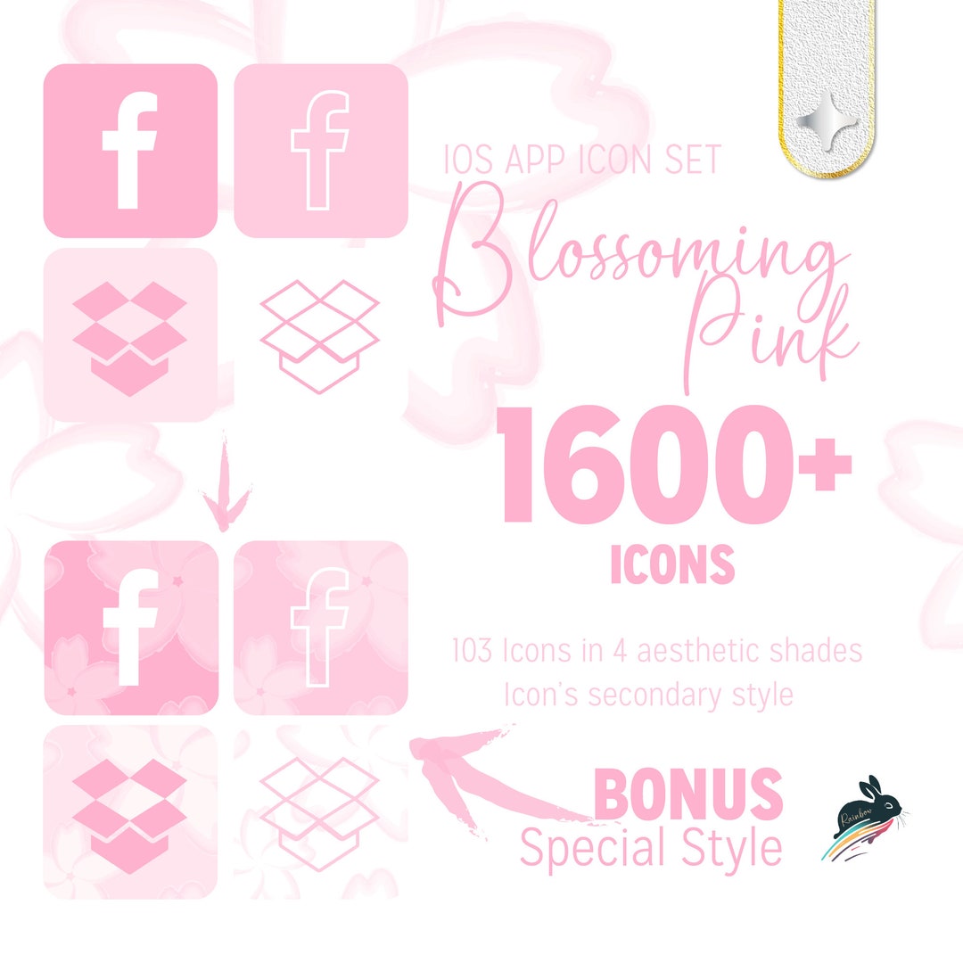 Blossoming Pink (silver) Ios Icon Set, 1600 + Icons, 103 Icons in 4 ...