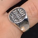 Seal of Prophet Muhammad Engraved Ring, 925 Sterling Silver, Religious ...