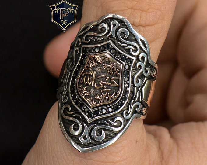 Modern Thumb Men Ring, Archer Thumb Ring, Mens Handmade Ring, 925 ...