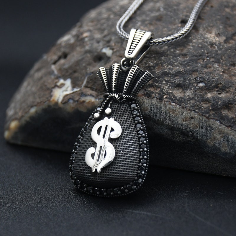 Dollar Sign Necklace - Etsy