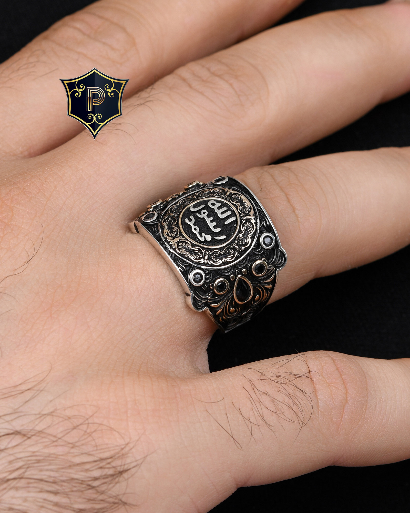 Seal of Prophet Muhammad Engraved Ring 925 Sterling Silver - Etsy