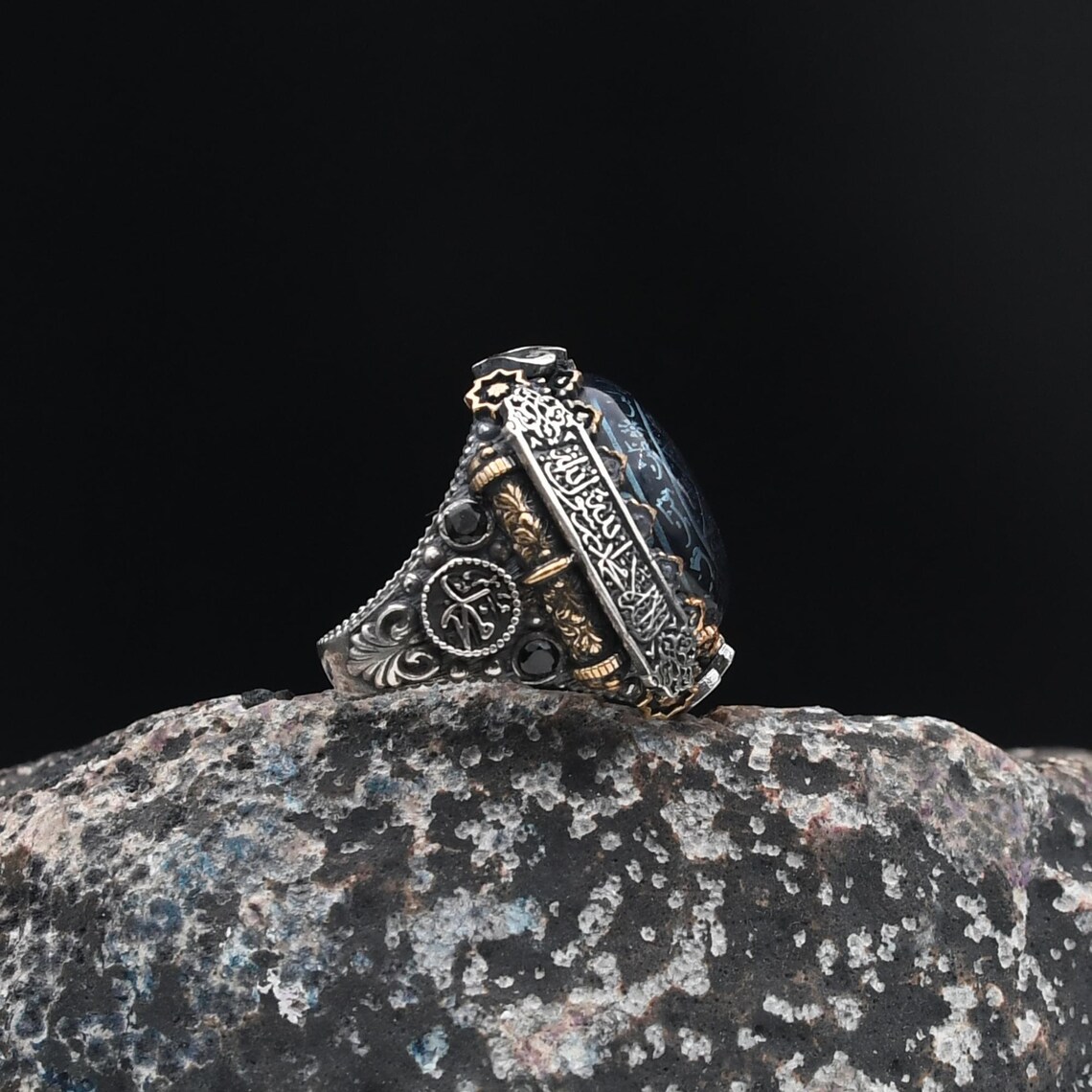 Seal of King Soloman Ring, Star of David Ring, 925 Sterling Silver ...