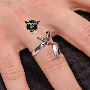 Ali's Zulfiqar Sword Ring, 925 Sterling Silver Ring, Men's Handmade ...