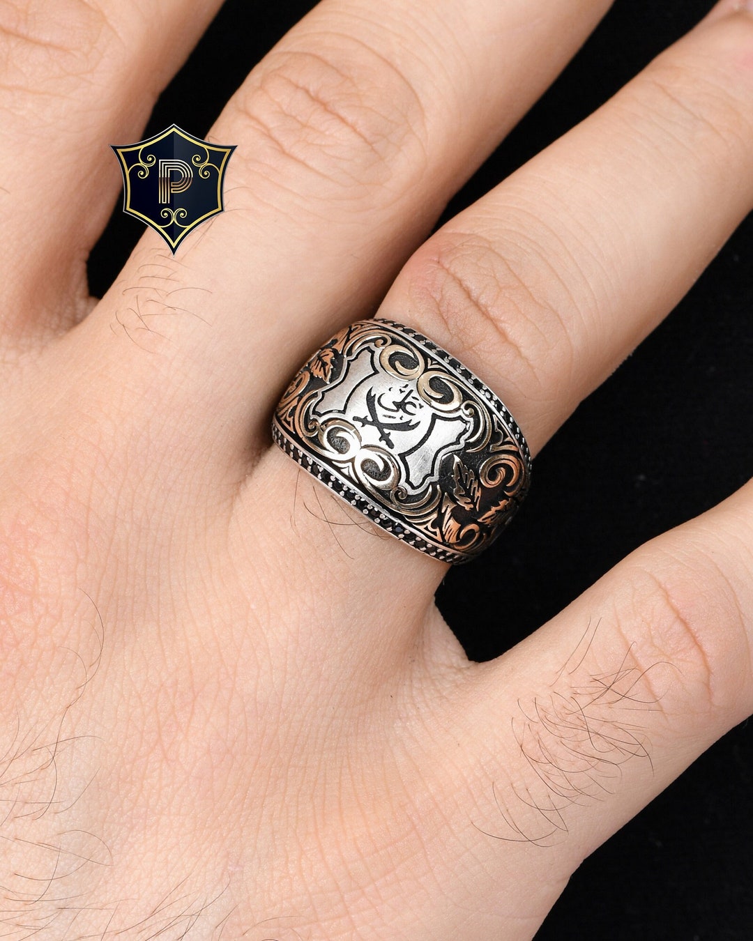 Ali's Zulfiqar Ring Zulfiqar Sword Silver Ring 925 - Etsy