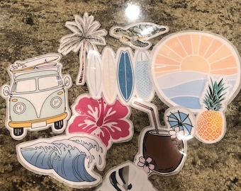Coconut Girl Aesthetic Stickers - Etsy