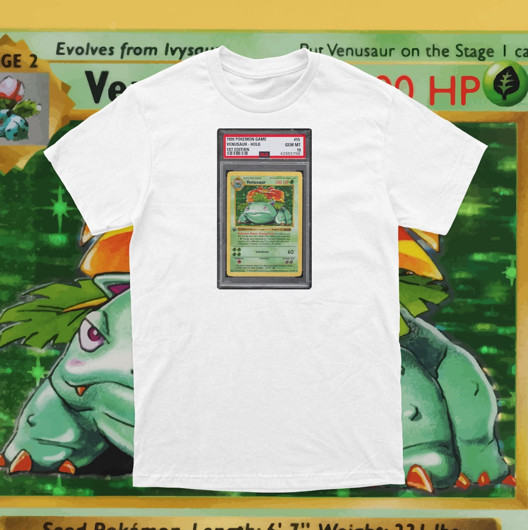 Pokemon Venusaur AKA Bush Monster First Edition PSA 10 Graded Unisex ...