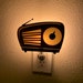 Vintage Retro Mid-century Modern Radio Night Light - 3D Printed - Etsy