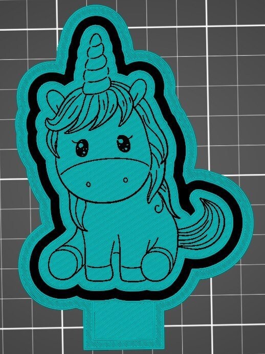 Unicorn Freshie Housing Mold 3D Printer Digital STL File - Etsy