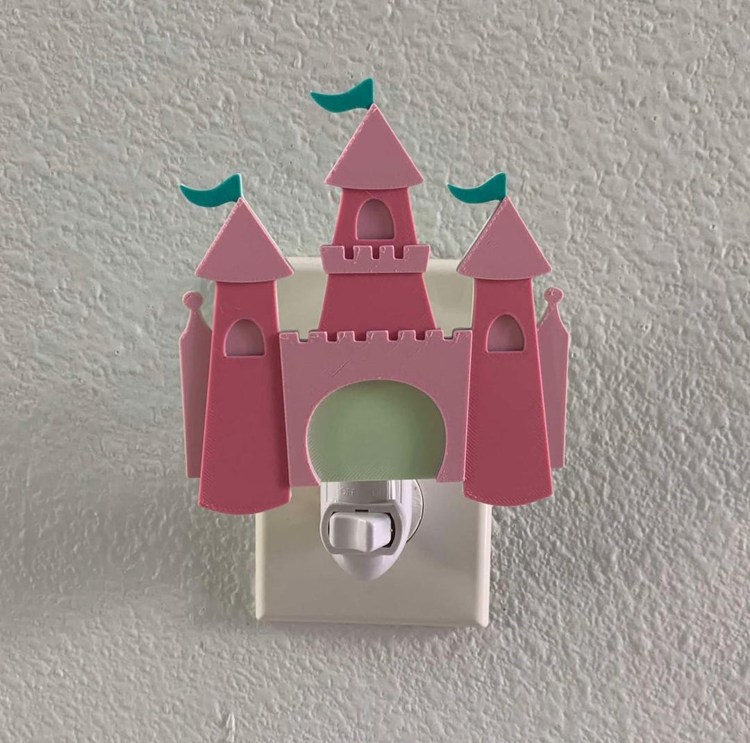 Princess Castle Night Light - 3D Printed - Etsy