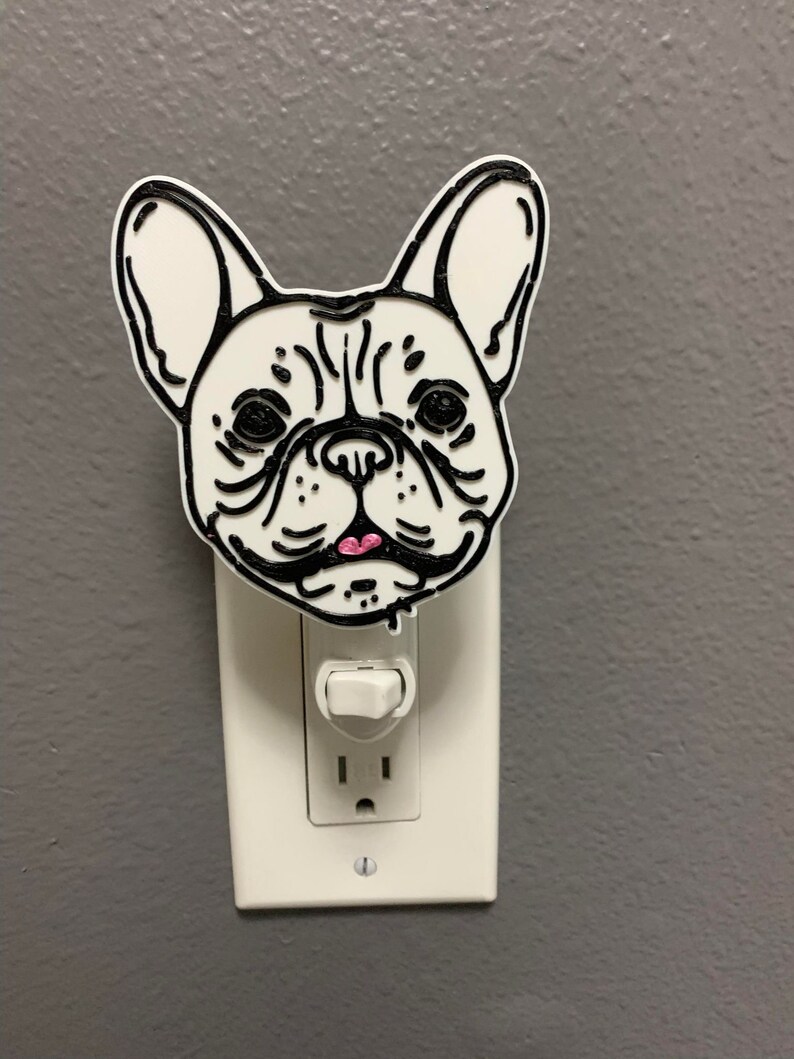 French Bulldog Night Light - 3D Printed - Etsy