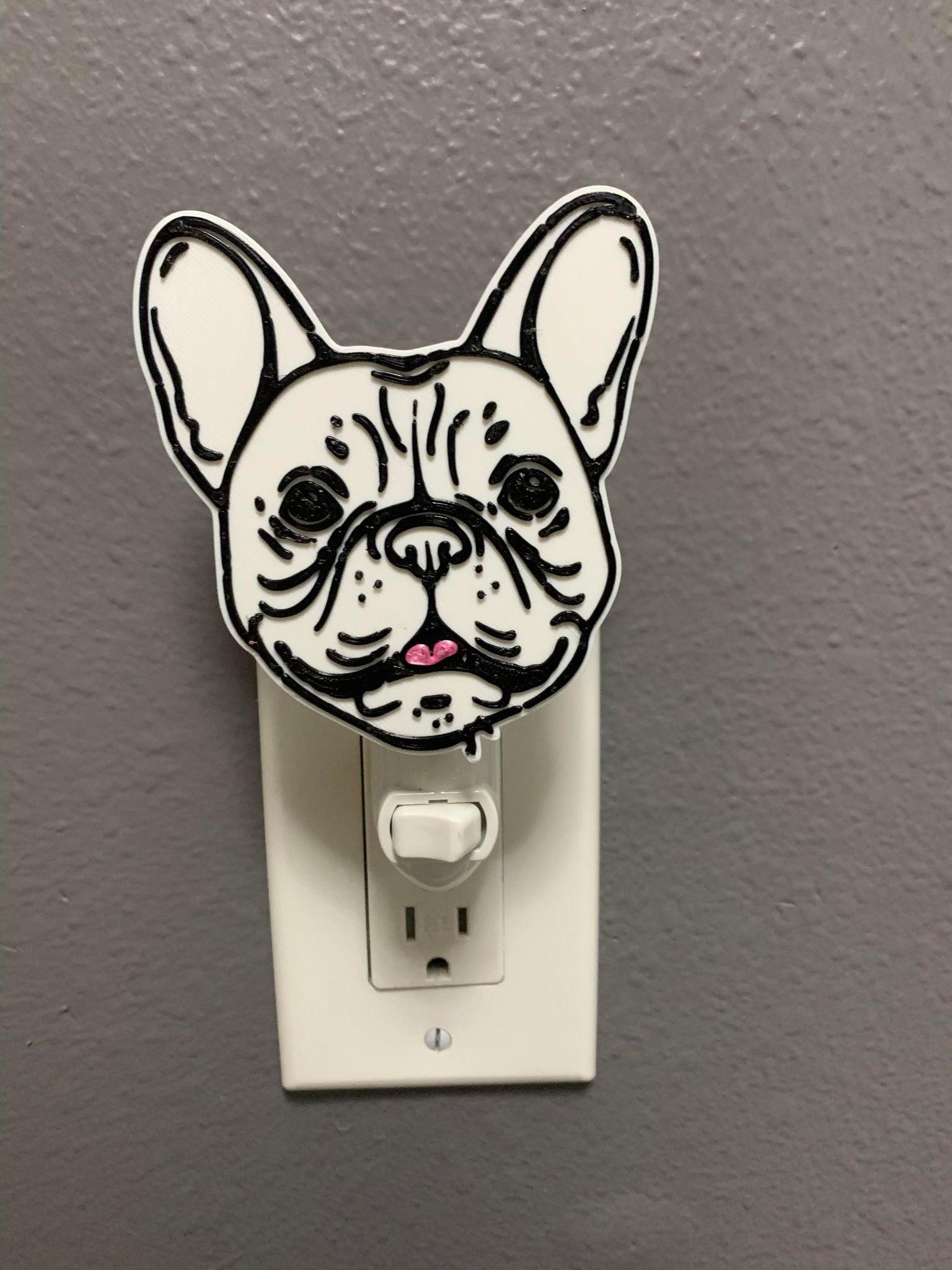 French Bulldog Night Light 3D Printed - Etsy