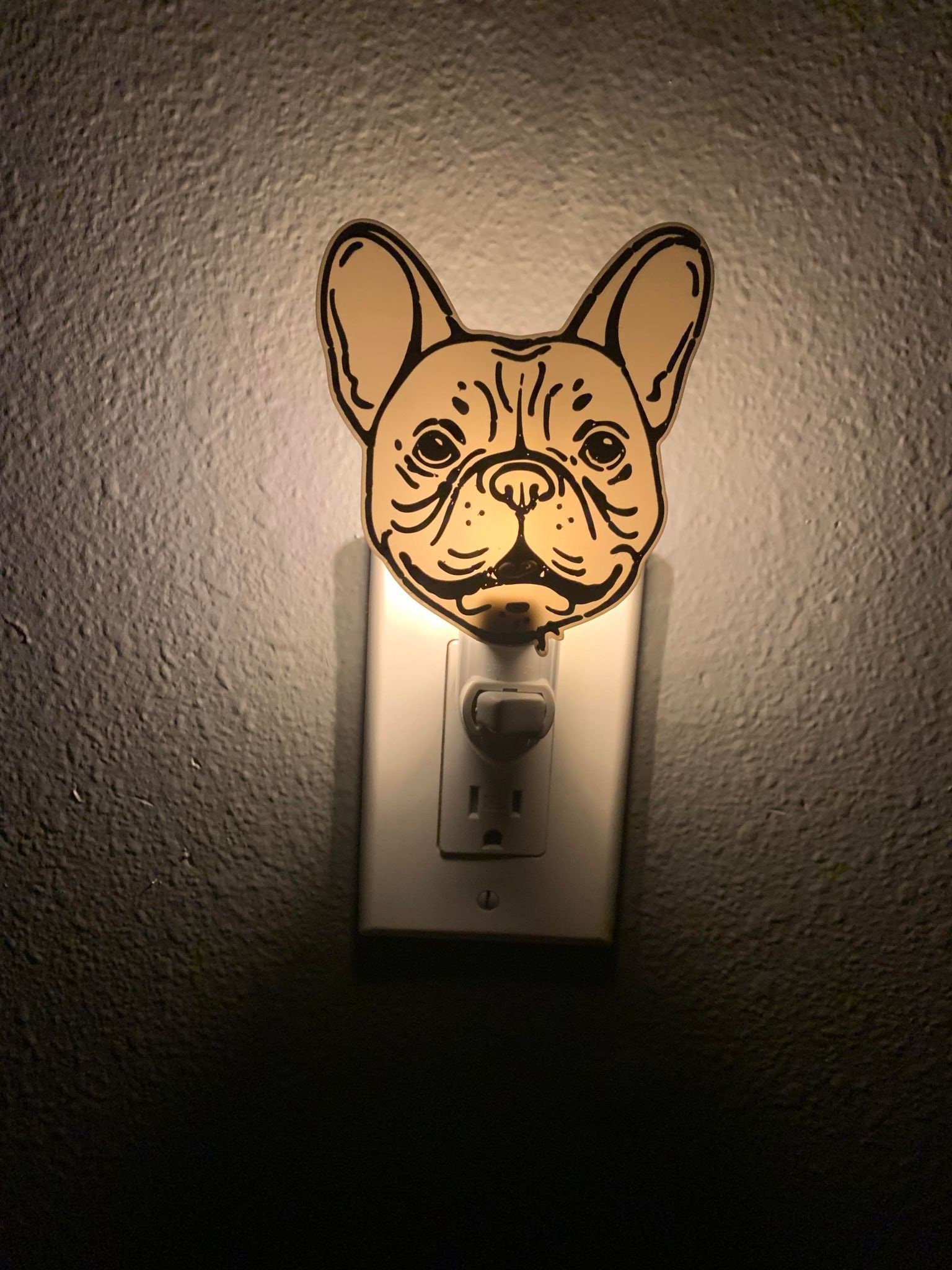 French Bulldog Night Light 3D Printed - Etsy