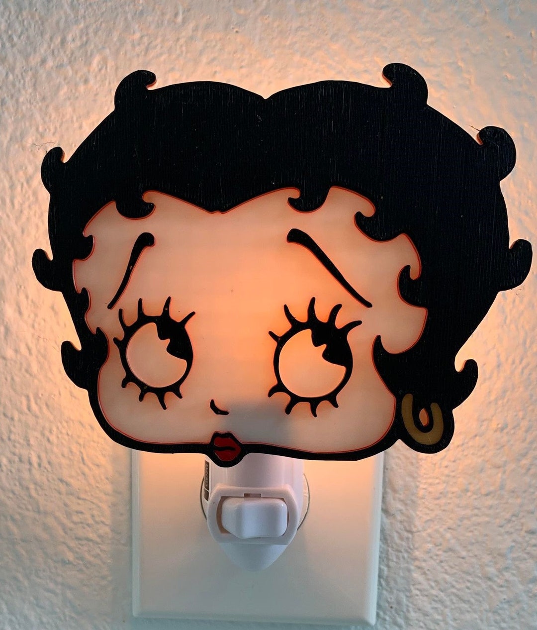 Pinup Girl Betty Night Light 3D Printed - Etsy
