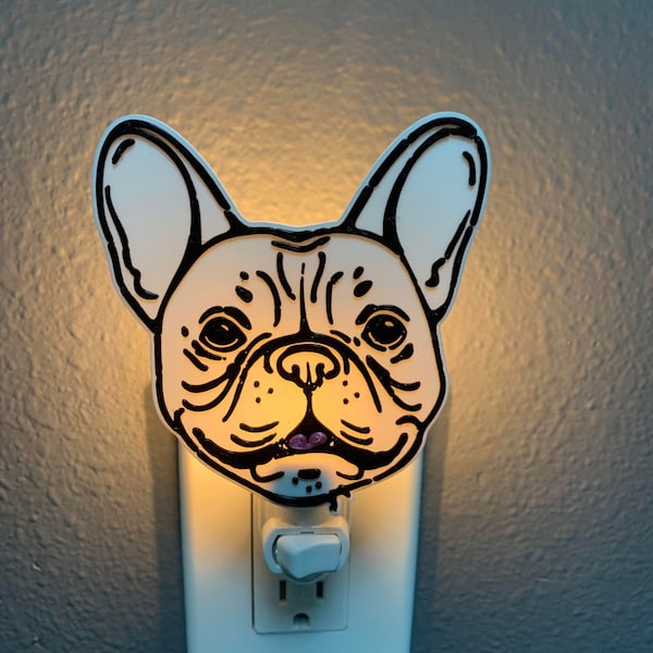 Bulldog Night Light - Etsy