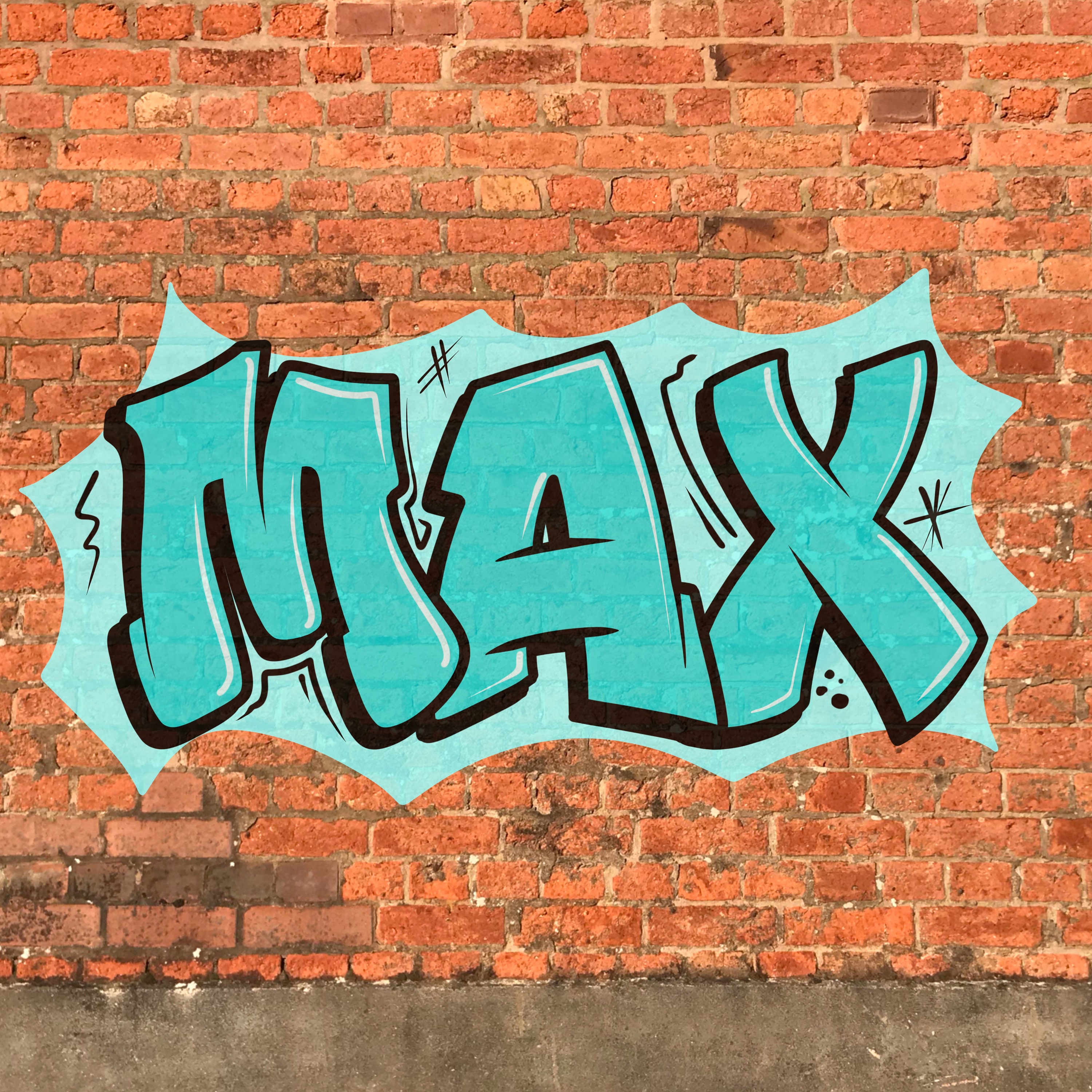 Graffiti Letter Bundle for Procreate | Realistic Spray Brushes ...
