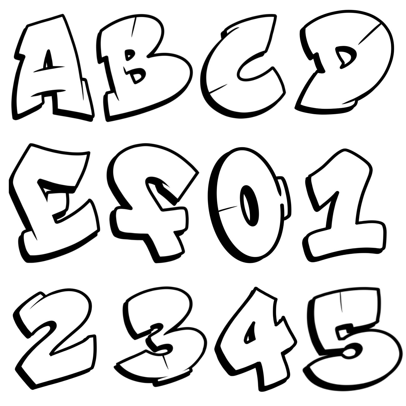 Graffiti Letter Bundle for Procreate | Realistic Spray Brushes ...