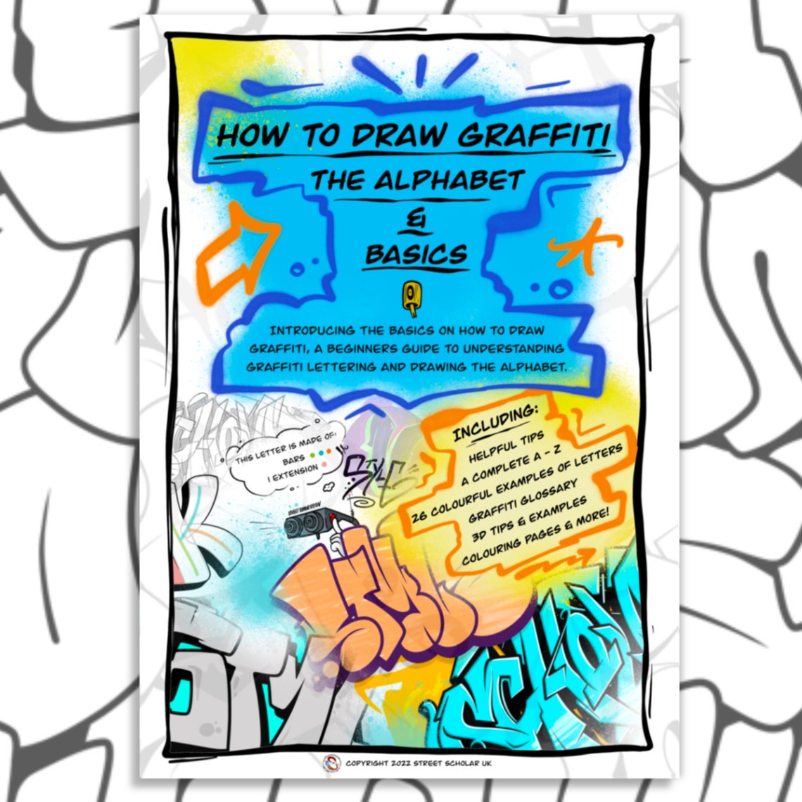 Learn to Draw Graffiti: A Step-by-step Guide for Beginners PDF How to ...