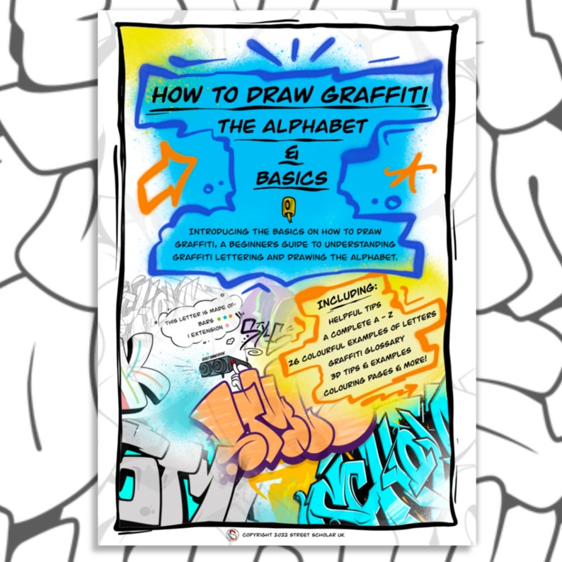 Learn to Draw Graffiti: A Step-by-step Guide for Beginners PDF - How to ...