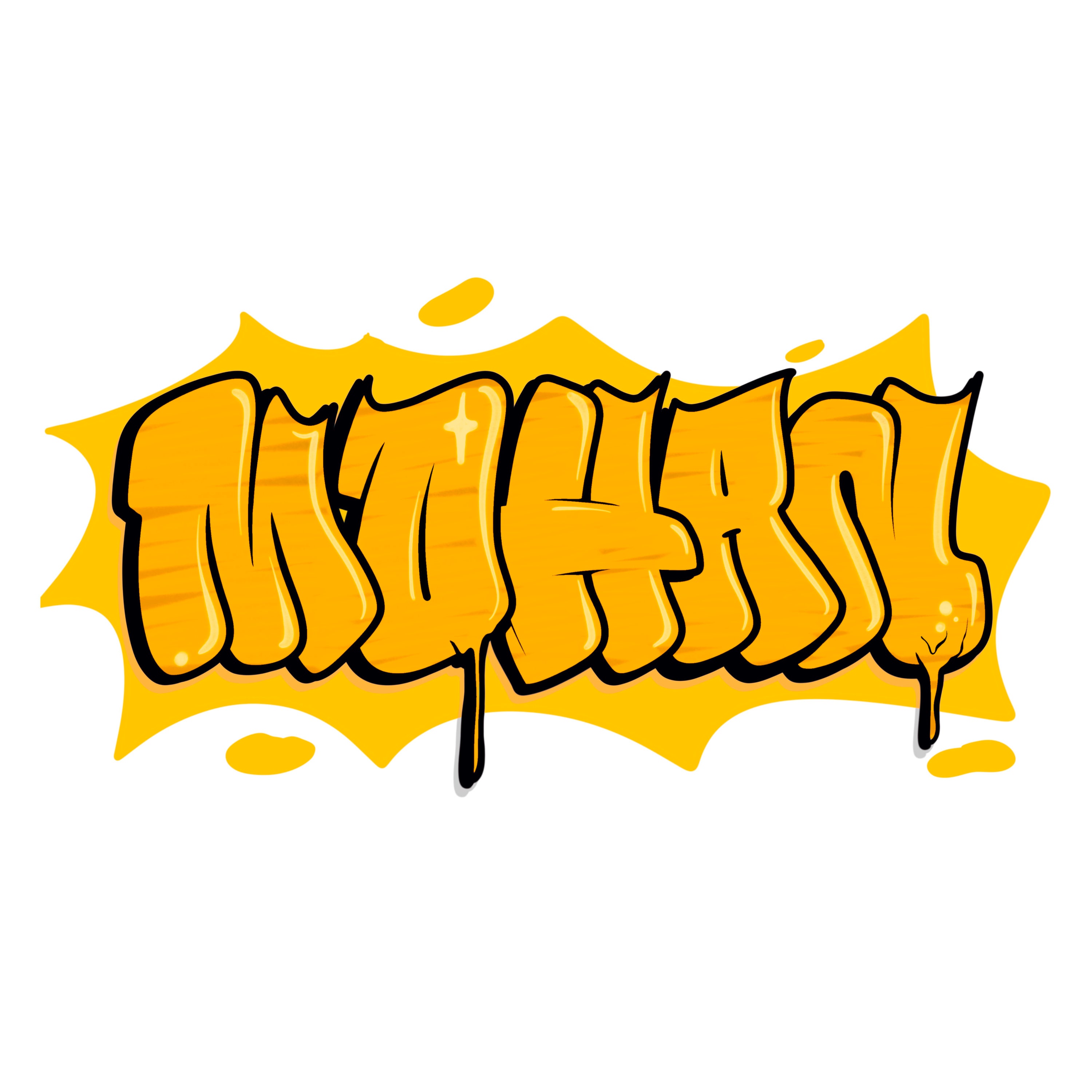 Graffiti Letter Bundle for Procreate Realistic Spray Brushes INSTANT ...