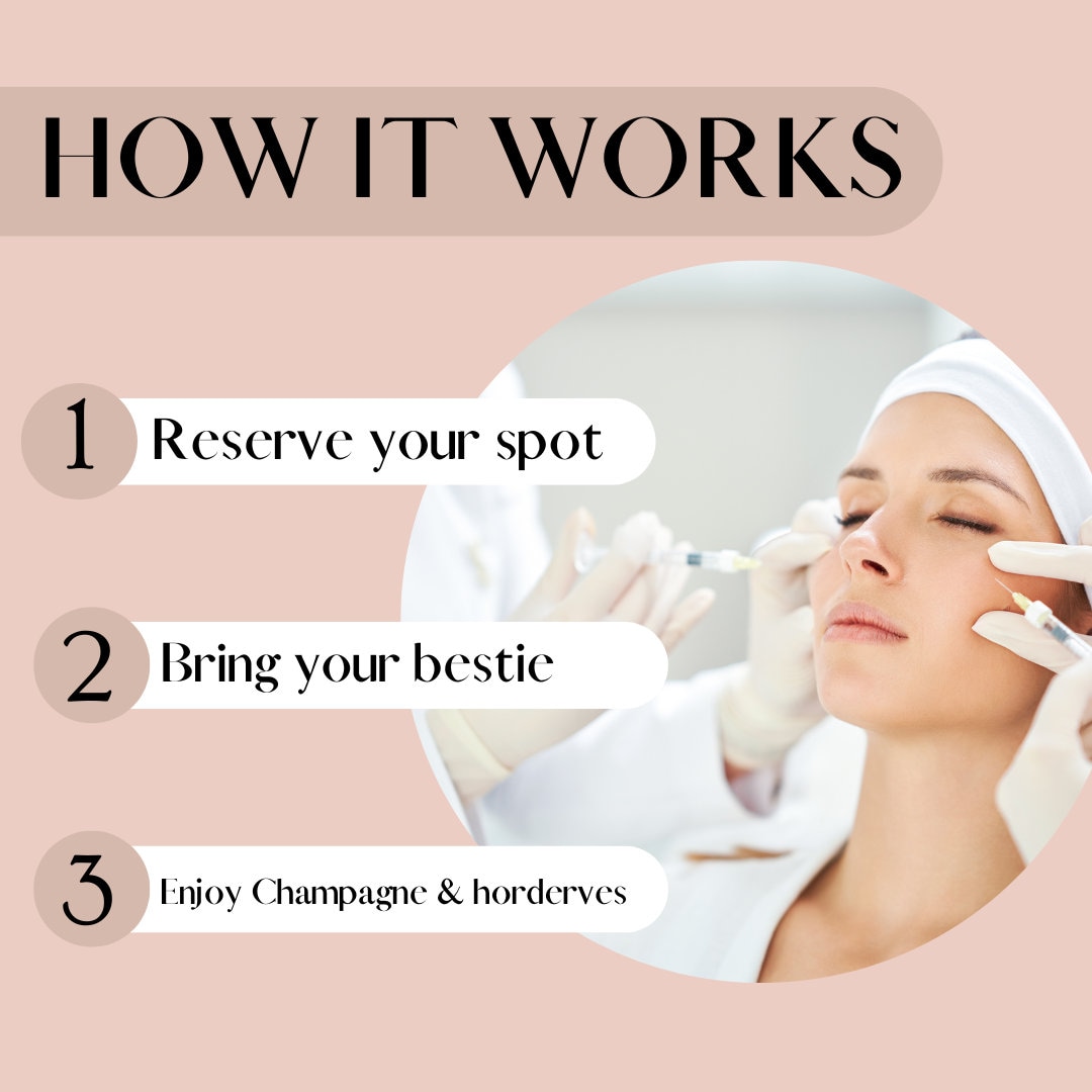 Botox Party Instagram Template: Neutral Classy Design (canva/photoshop ...
