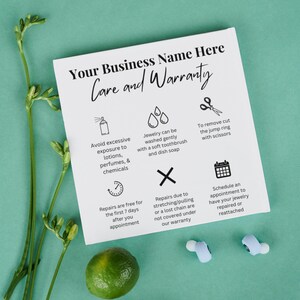 Permanent Jewelry Sign Templates Bundle: Editable QR Code (digital ...