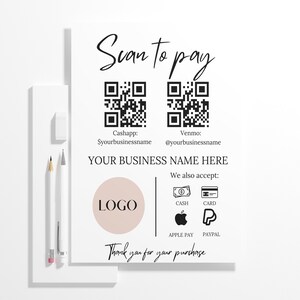Permanent Jewelry Sign Templates Bundle: Editable QR Code (digital ...