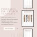 PMU Color Swatch Printable PDF | Editable Canva Tattoo & Permanent ...