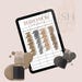 PMU Color Swatch Printable PDF | Editable Canva Tattoo & Permanent ...