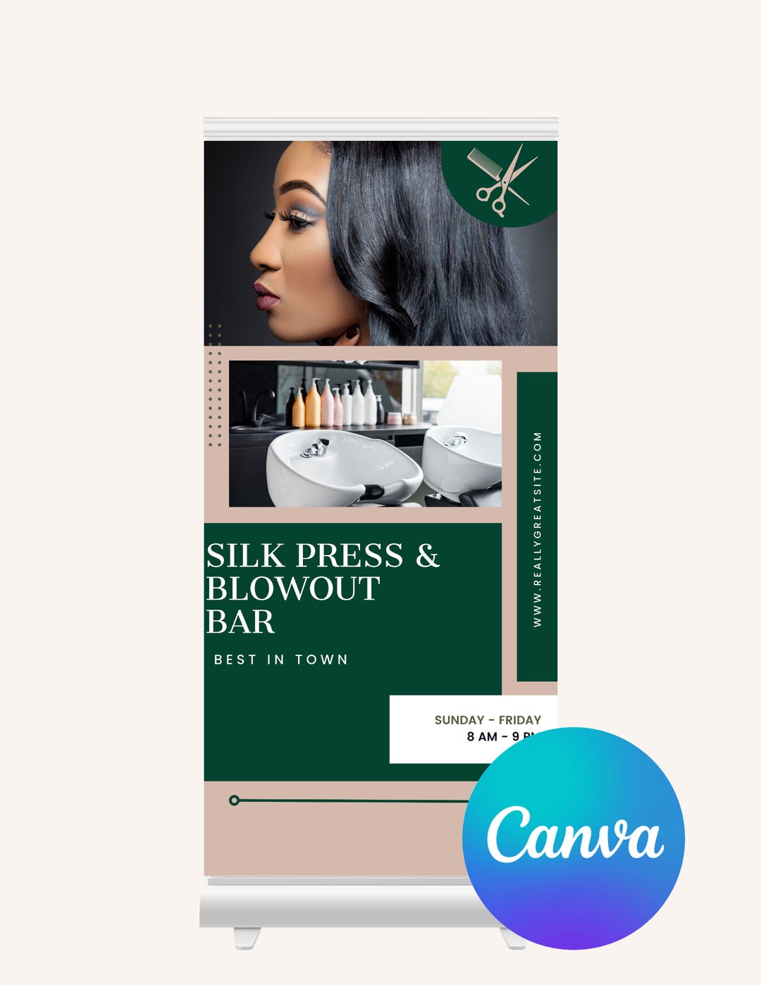 Blowout Bar Salon Poster: Stylish Hair Salon Decor (18x24 Inches) - Etsy