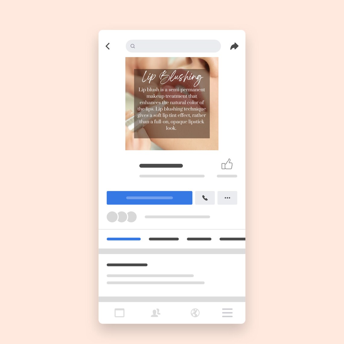 PMU Social Media Template, Lip Blushing Template, Permanent Makeup - Etsy
