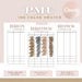 PMU Color Swatch Printable PDF | Editable Canva Tattoo & Permanent ...