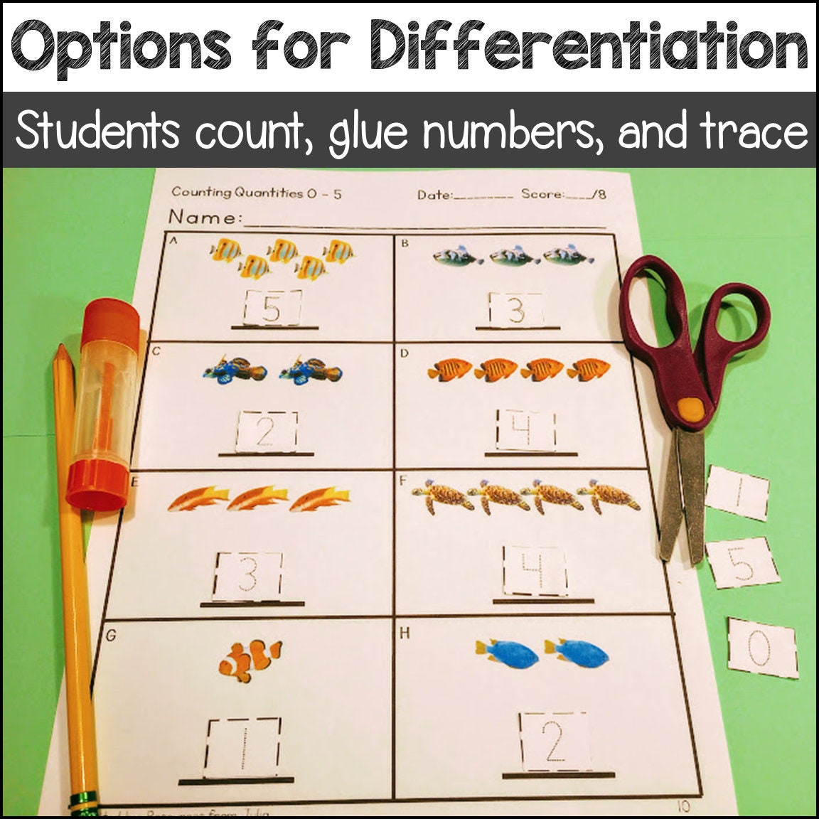 Counting Quantities to Ten and Writing Numbers 0-10 Kindergarten Math ...