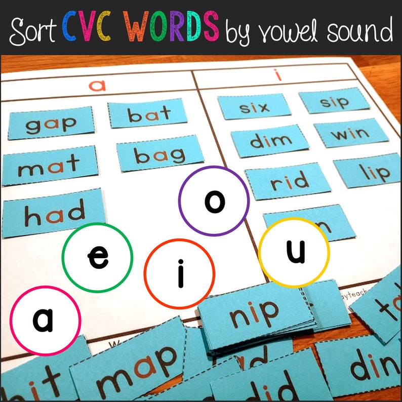 Reading Decoding and Sorting Single Syllable Words With Silent E ...
