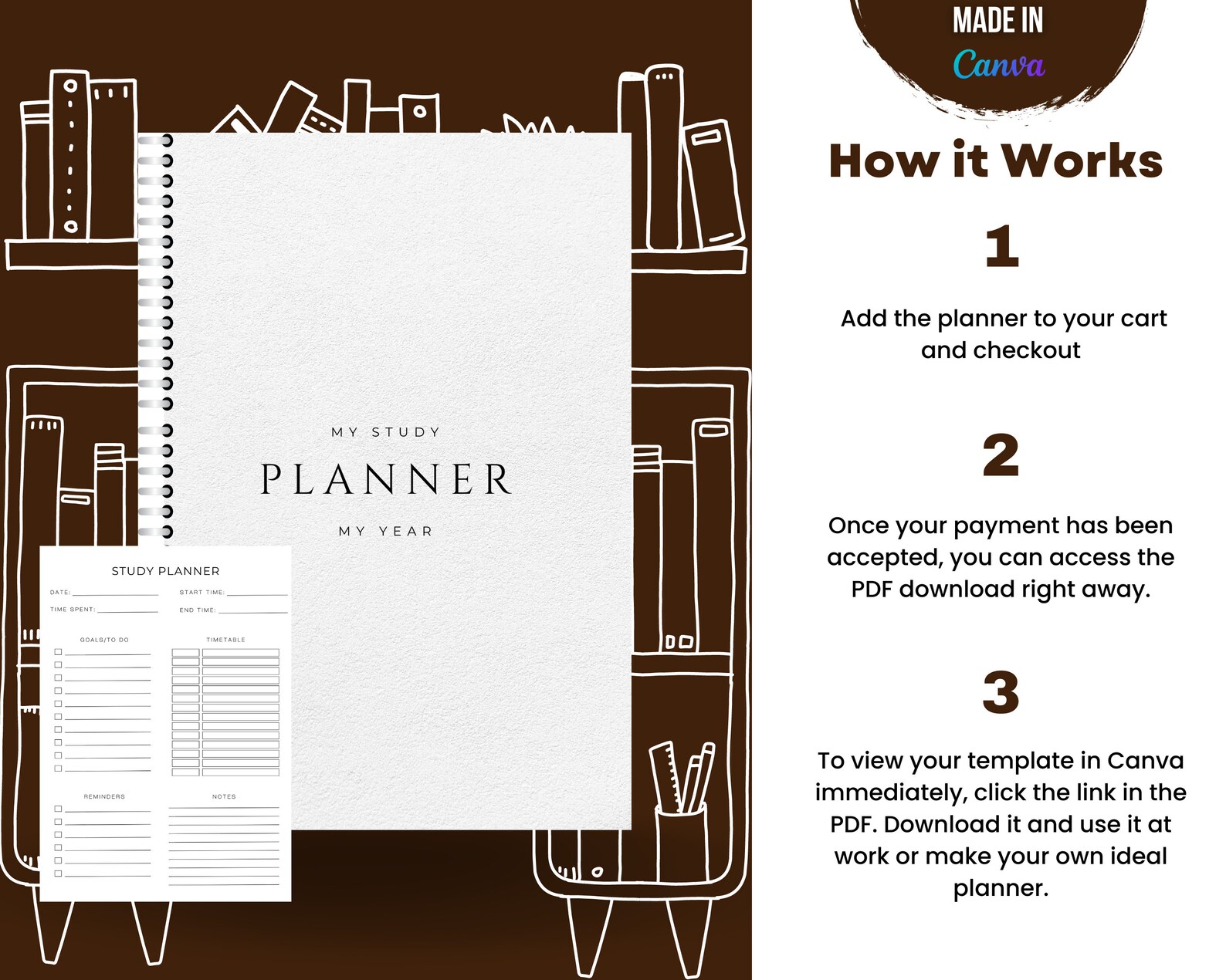Digital Study Planner, University Planner, Timetable, Deadlines, Exam ...
