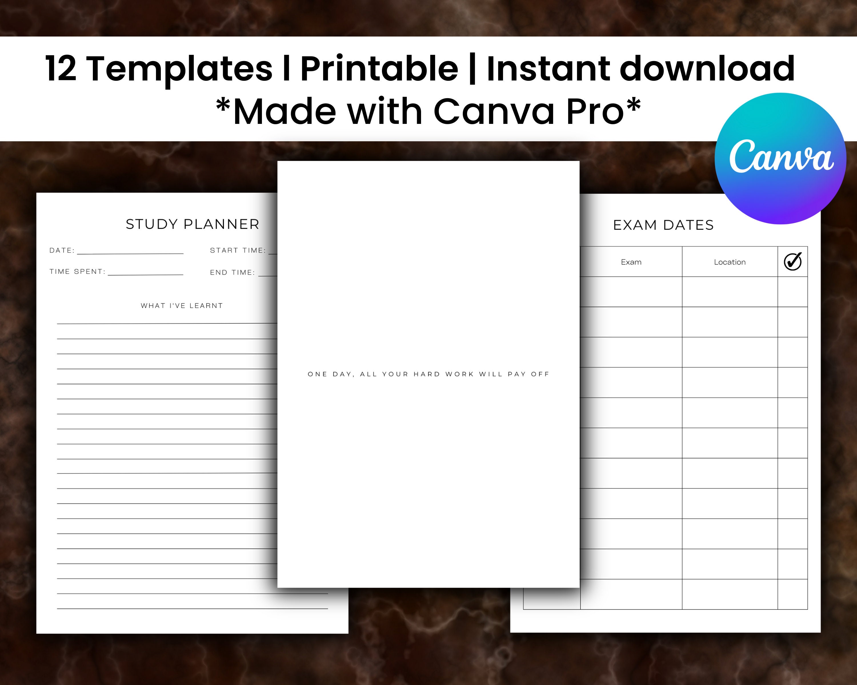 Digital Study Planner, University Planner, Timetable, Deadlines, Exam ...