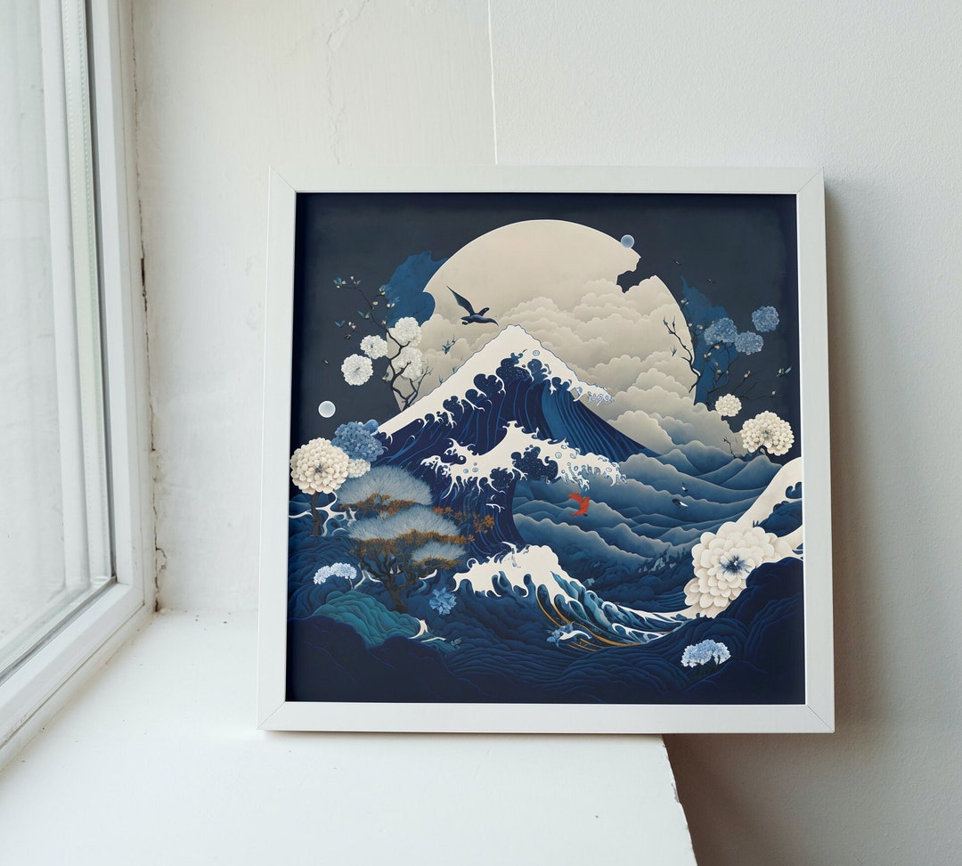 Japan Art the Wave Japanese Poster Koitsu Tsuchiya Koitsu Print Ukiyo-e ...