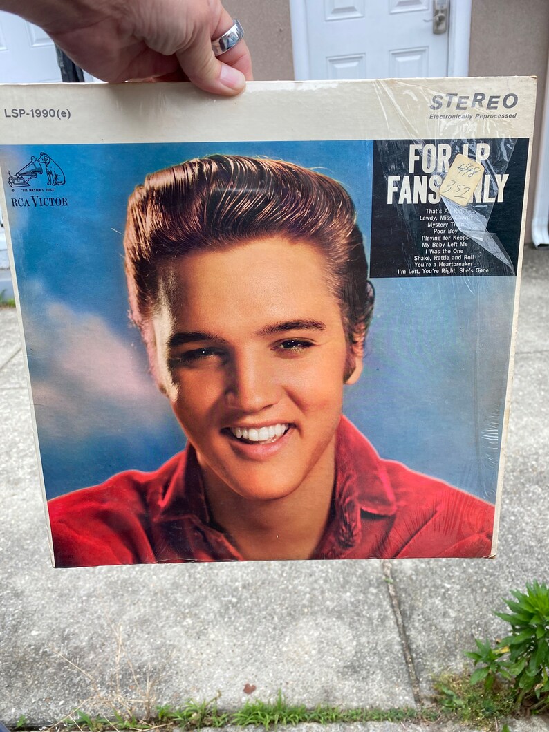1965 RCA Elvis Presley for LP Fans Only Double Sided Face Misprint 1990 ...