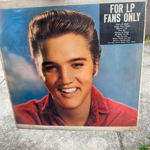 1965 RCA Elvis Presley for LP Fans Only Double Sided Face Misprint 1990 ...