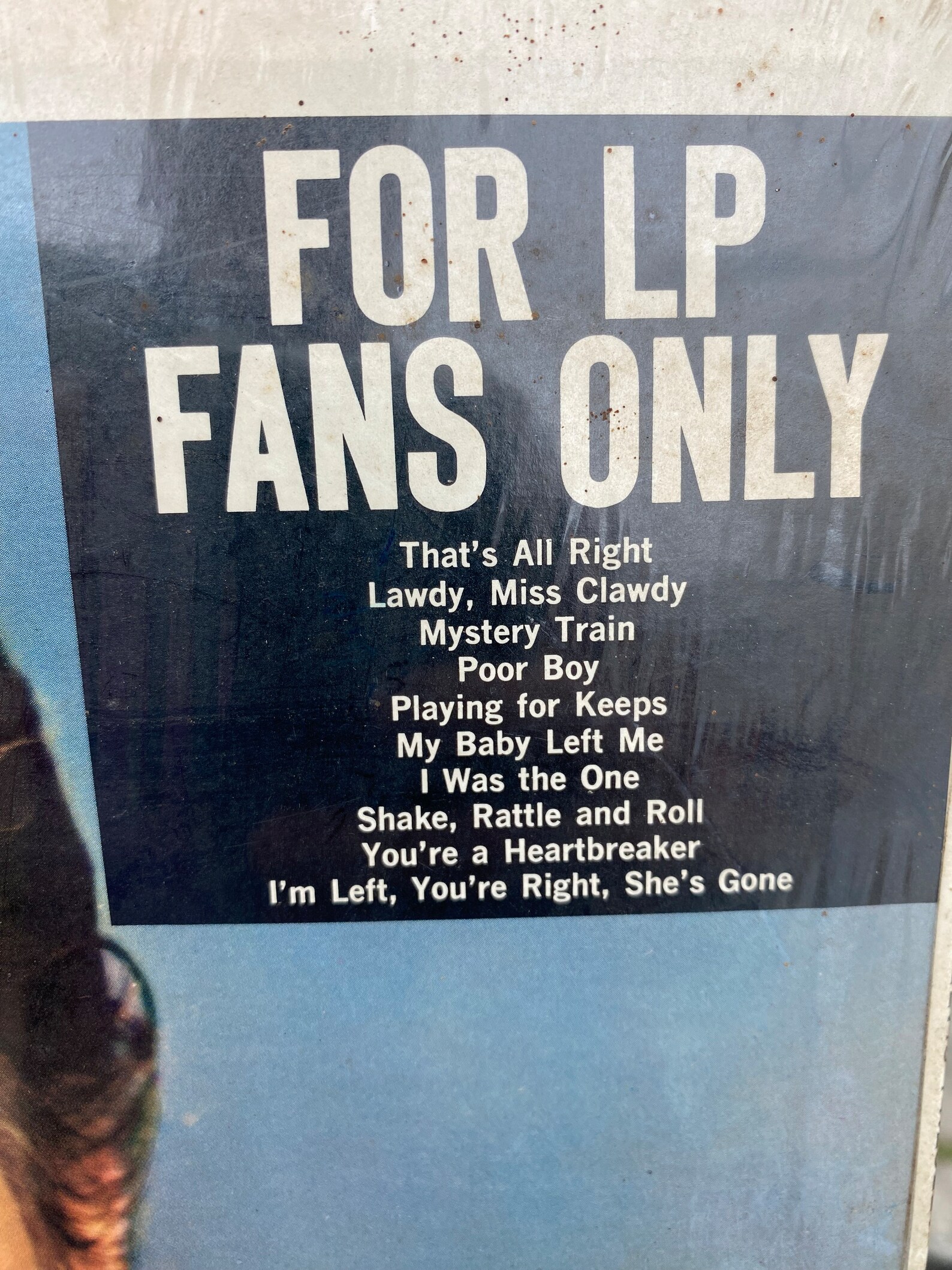 1965 RCA Elvis Presley for LP Fans Only Double Sided Face Misprint 1990 ...