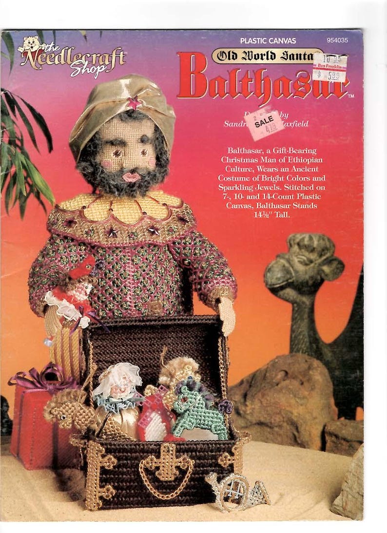 Baltasar Plastic Canvas the Needlecraft Shop Old World Santa Christmas ...