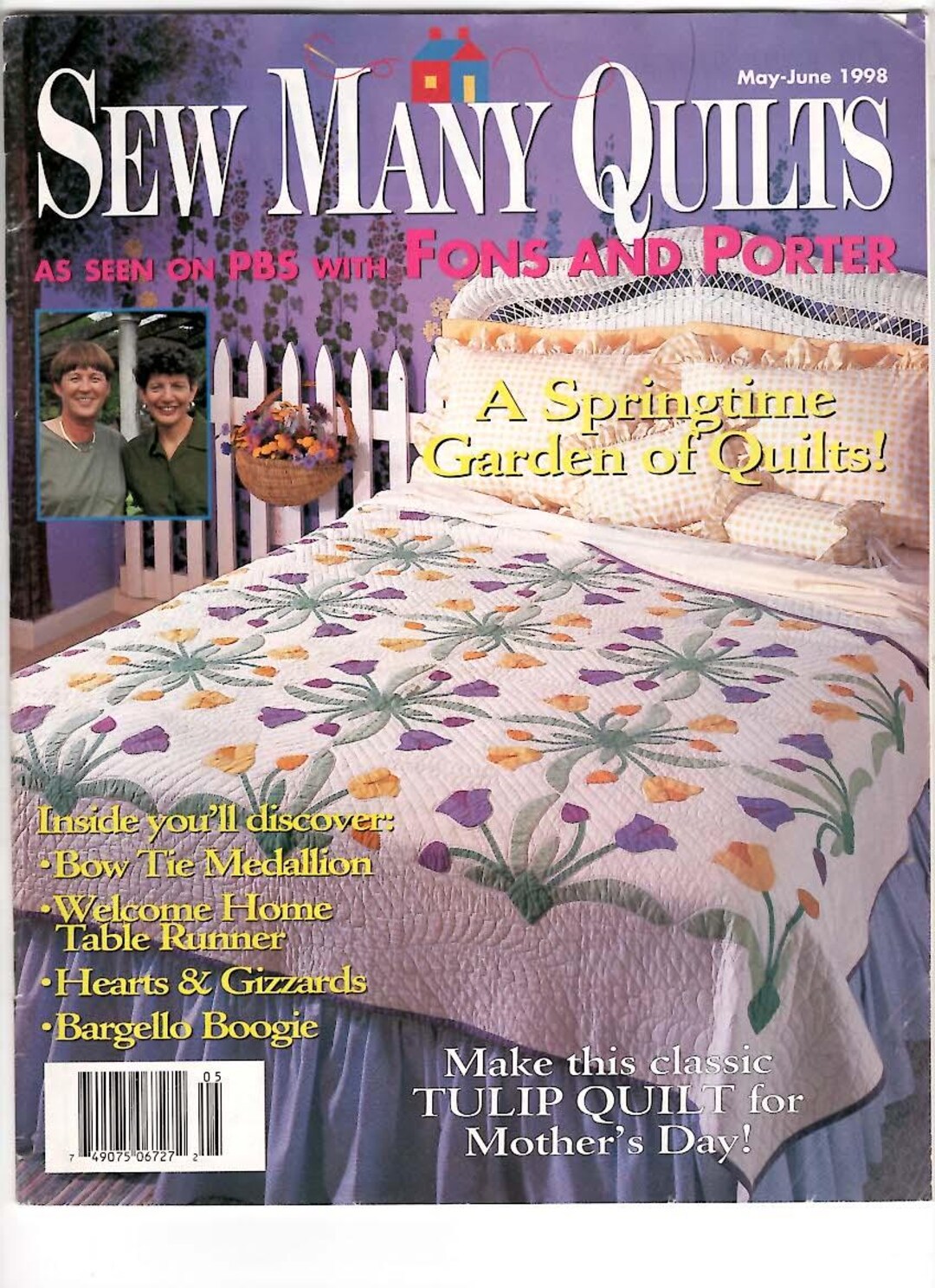 Sew Many Quilts Bargello Fons and Porter Quilt Pattern Magazine May ...