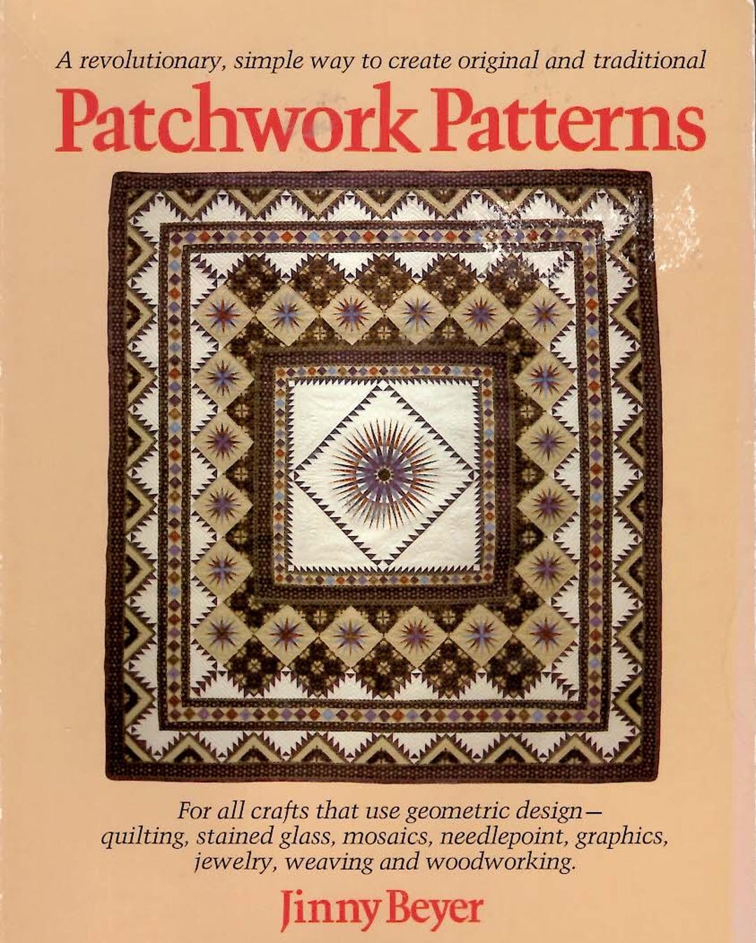 Patchwork Patterns Jinny Beyer Quilting Needlepoint Weaving Softback Book - Etsy