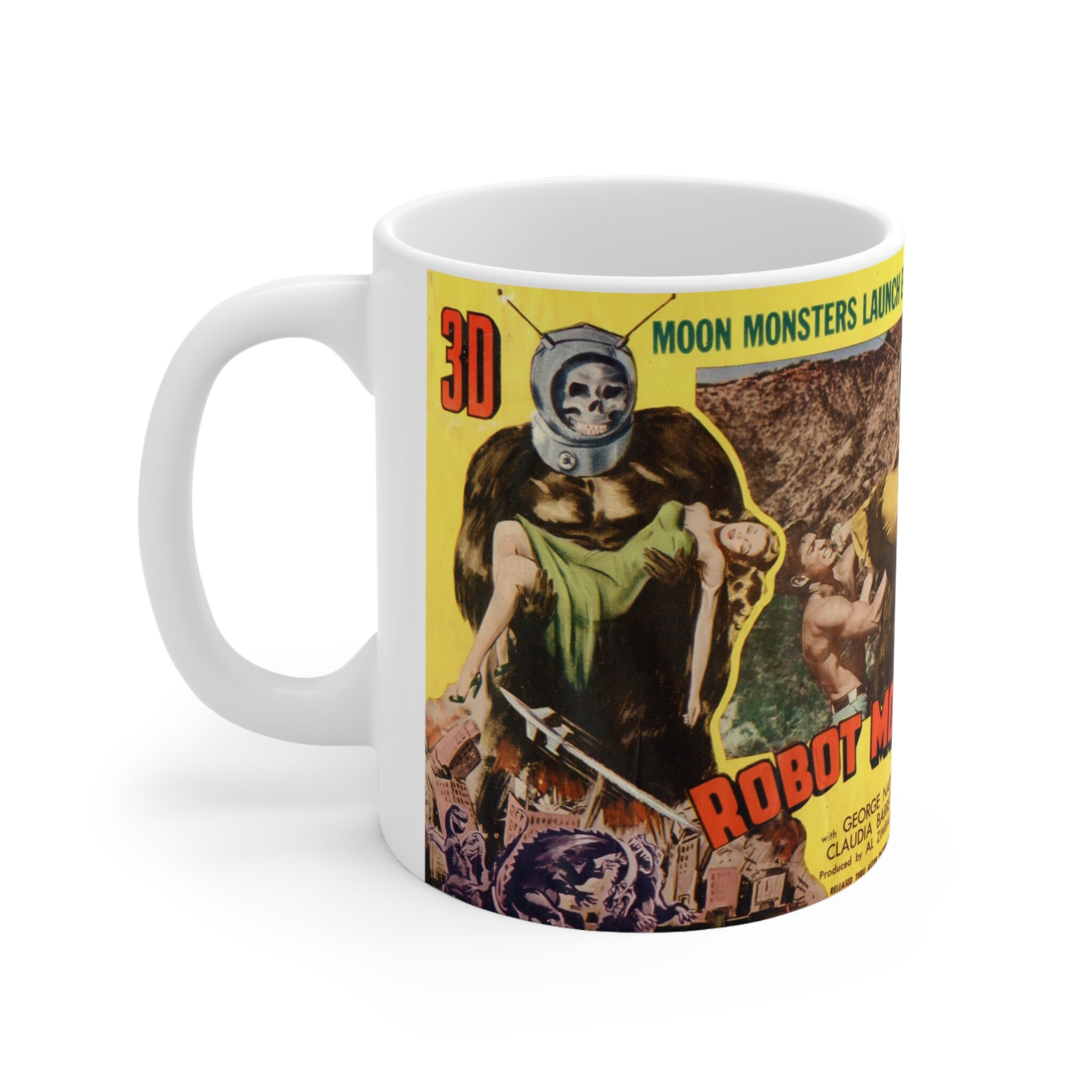 The Robot Monster Classic Movie Poster Science Fiction Mug 11 Oz Gloss ...