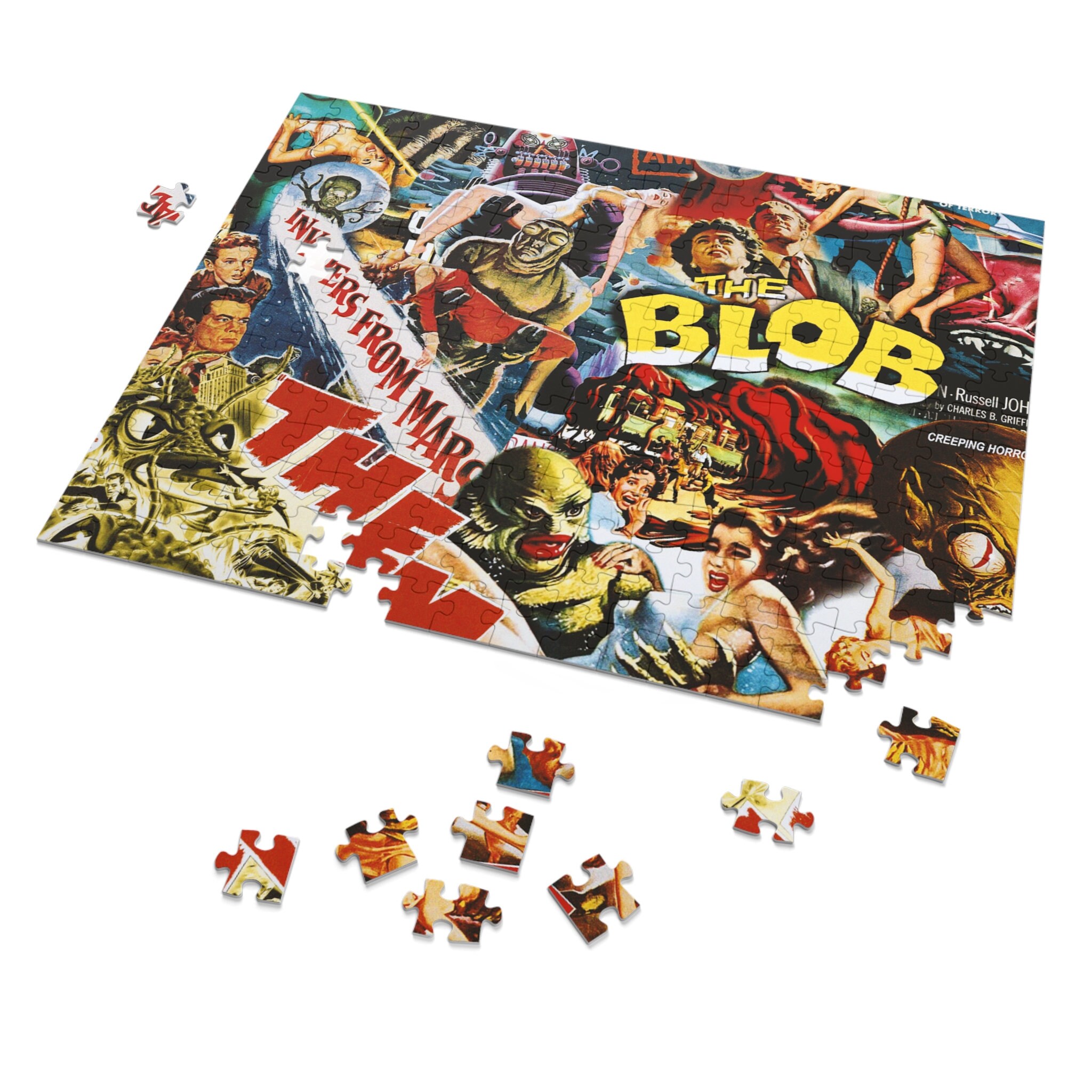 Invasionware 1950s Sci-fi movie Scrambler Retro Science Fiction Cult ...