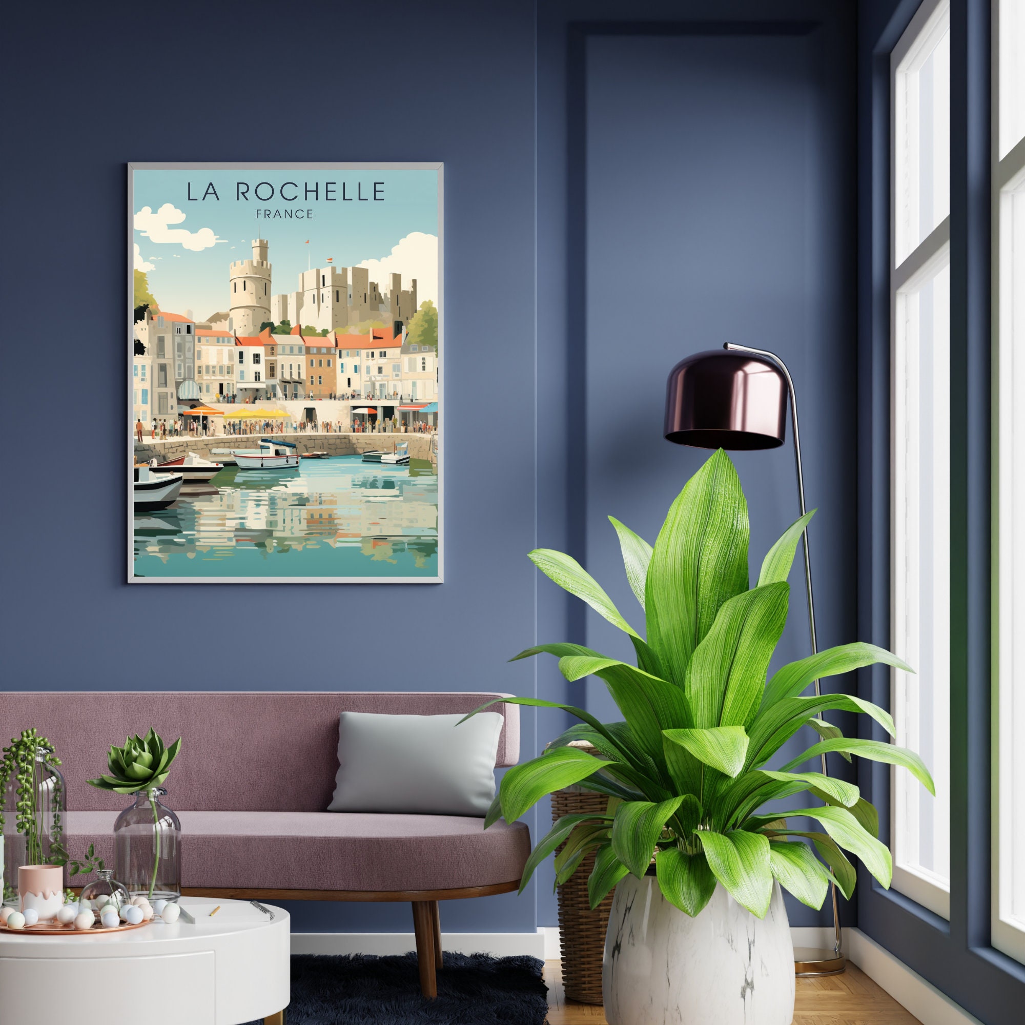 Affiche La Rochelle Voyage La Rochelle vendu par Haiti Ahren Antonella ...