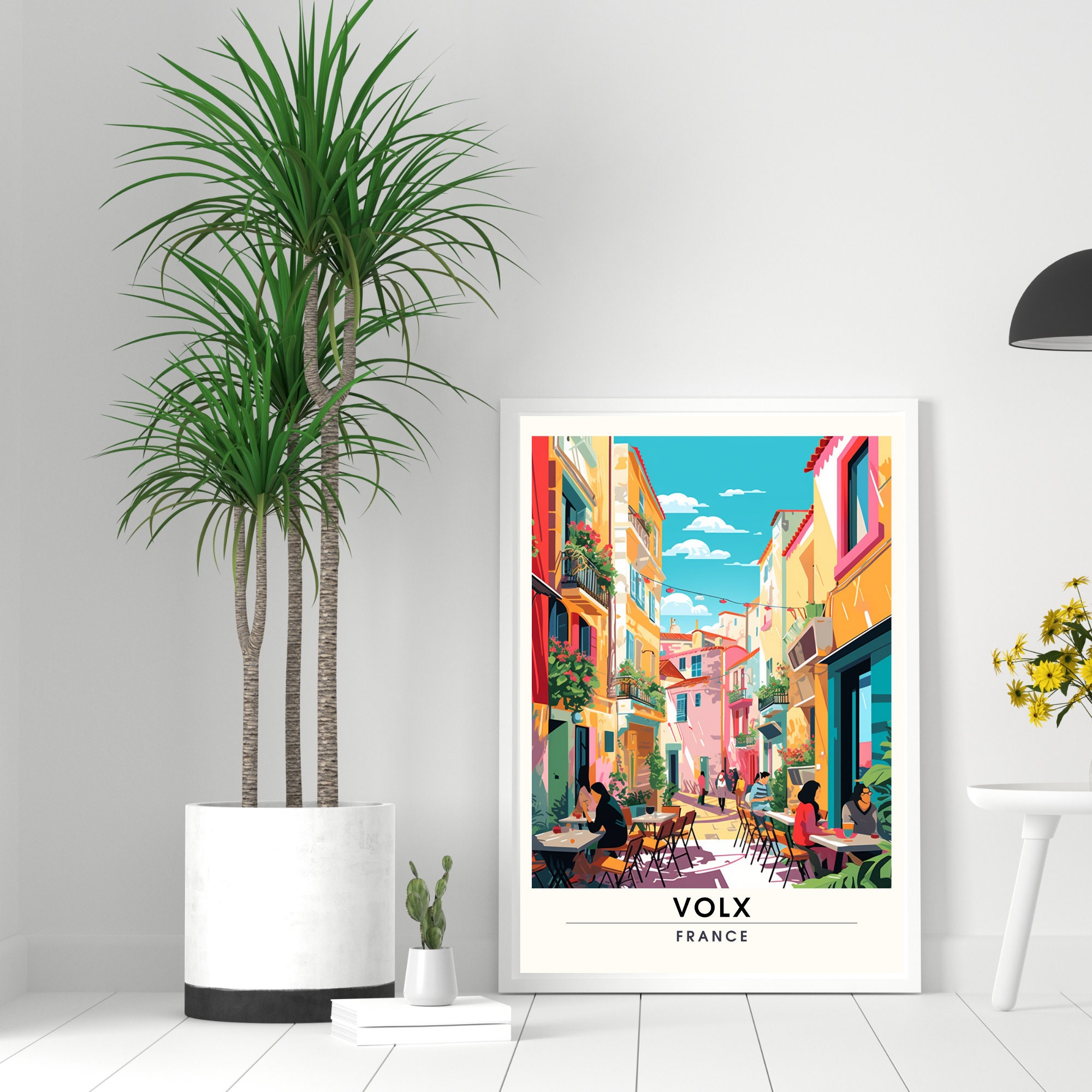 Volx Poster | Volx Print | Travel Poster Volx, France | Provence Poster ...