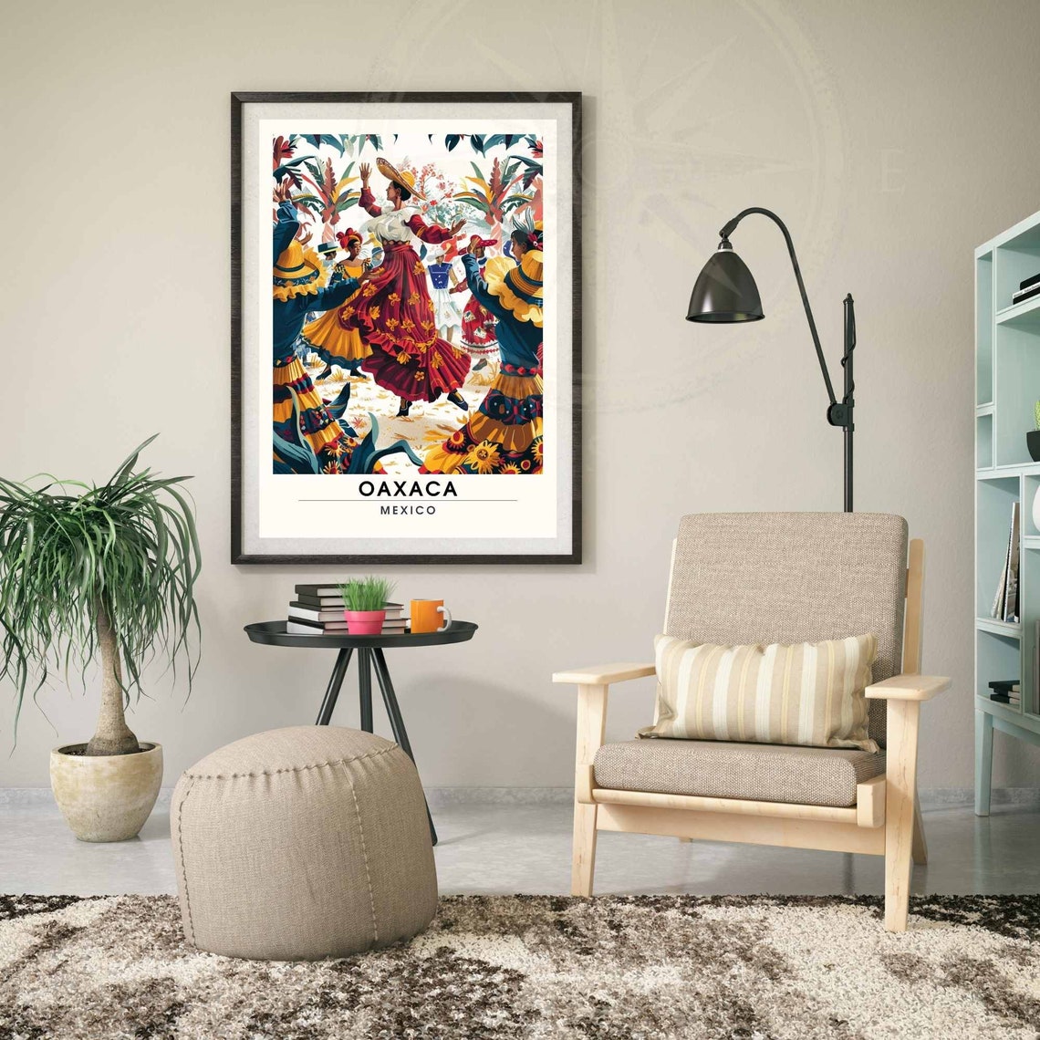 Oaxaca Poster | Oaxaca Print, Mexico Travel Poster | Oaxaca Printing ...