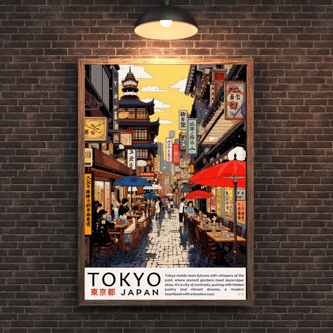 Tokyo Poster | Japan Print | Japan Poster - Etsy UK