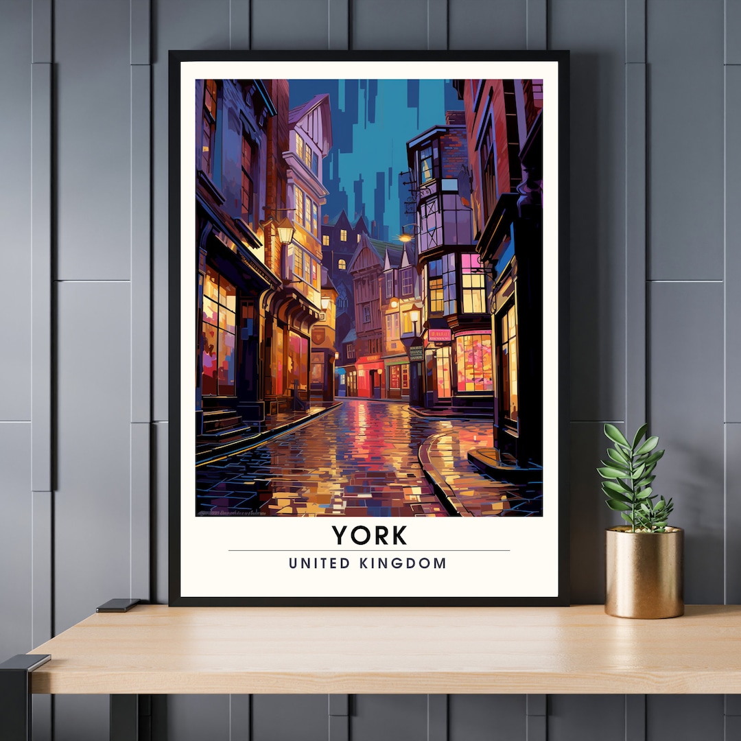 York-poster York reisprint York-afdruk Affiche van het Verenigd ...